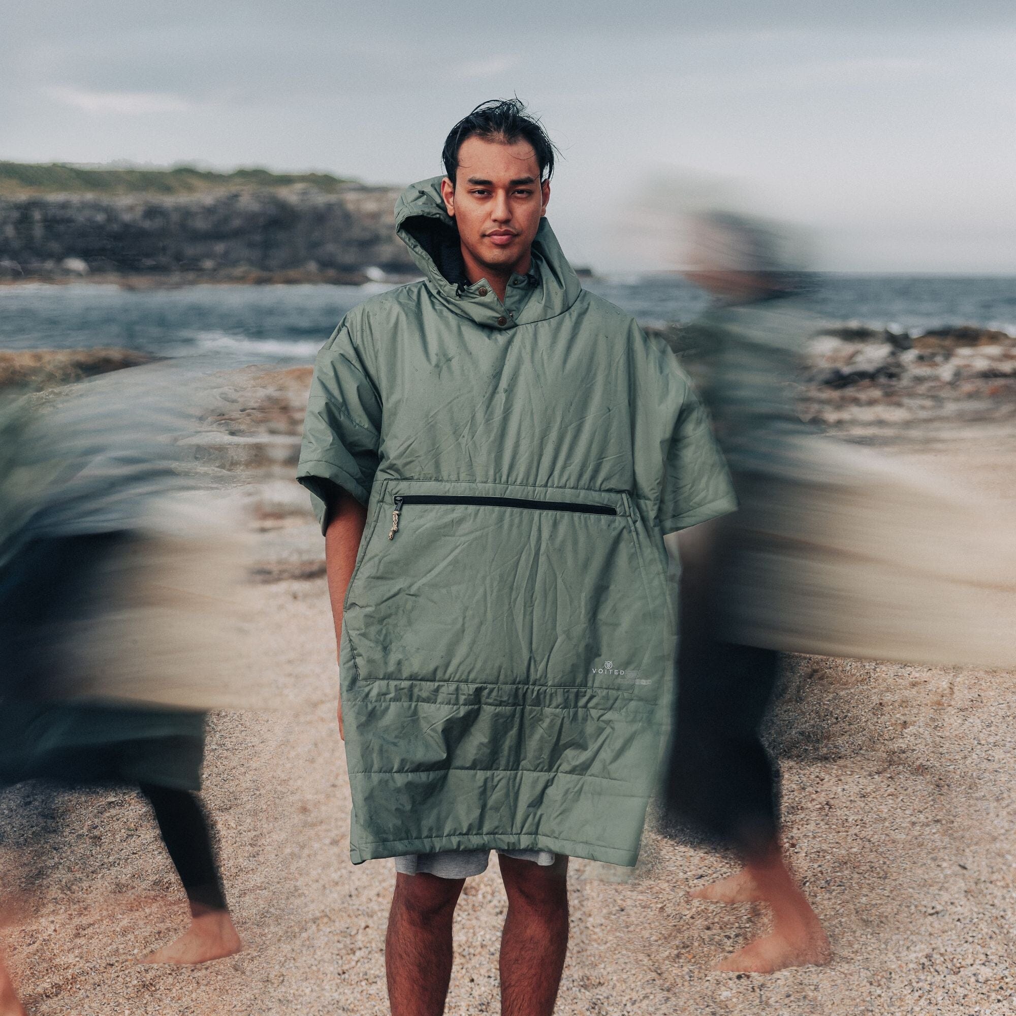 Surf Inspired Hooded Poncho 3rd Edition with a Towel-Like Inside ...
