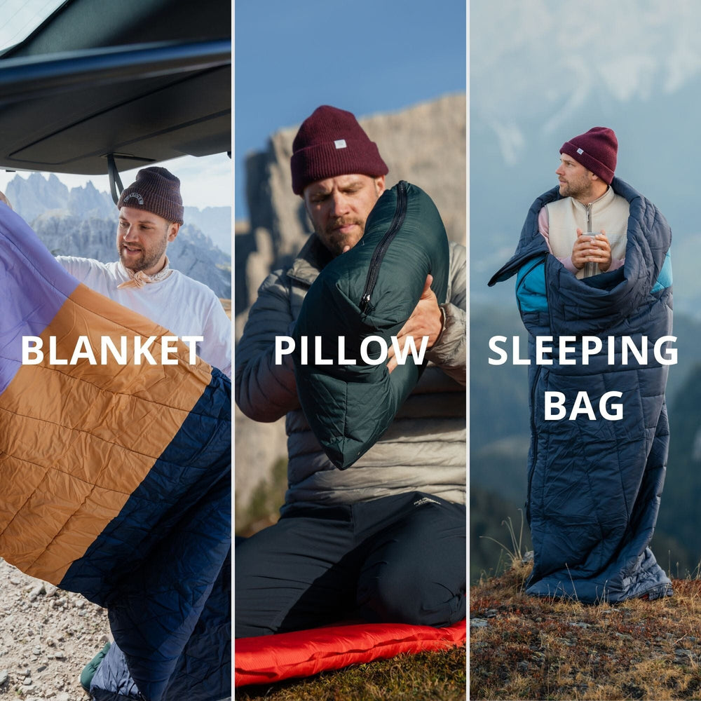 VOITED Slumber Zip Sack Blanket - Blocks | Versatile Sleeping Bag ...